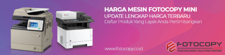 Harga Mesin Fotocopy Mini - Fotocopy.co.id